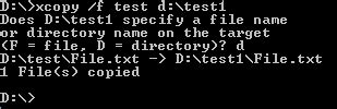 Foolish Engineer Command Line Xcopy
