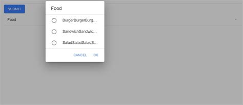 Html How To Show Full Text For Options Of Ionic Select Button