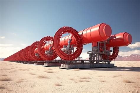 Premium Photo Efficient Energy Transport Network Infrastructure