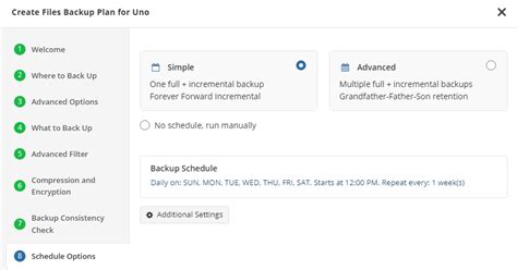 forever forward incremental backup