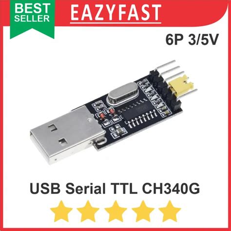 CH340 CH 340 USB To RS232 TTL Serial Converter Adapter Module Modul PL Lazada Indonesia