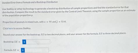 Solved Use Statkey Or Other Technology To Generate A