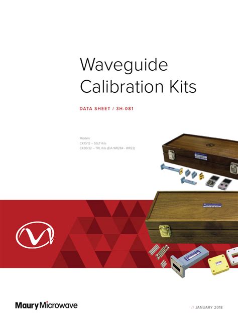 Waveguide Calibration Kit Pdf Metrology Computer Engineering Waveguide Calibration Kit Pdf Metrology Computer Engineering