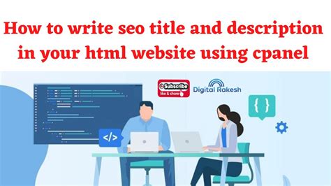 How To Write Seo Title And Description In Your Html Website Using