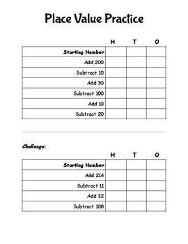 Place Value Disks Center Activity By Archie S Apples TPT