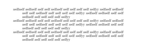 Indentation How Can I Make Text Look Like This Tex Latex Stack