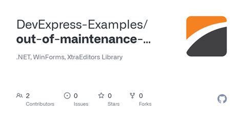 github devexpress examples out of maintenance how to display a custom