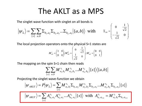 Ppt The Dmrg And Matrix Product States Powerpoint Presentation Free