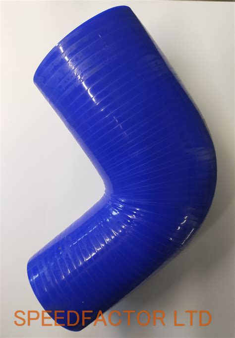 Silicone 90 Degree Reducing Bend Blue Speedfactorshop