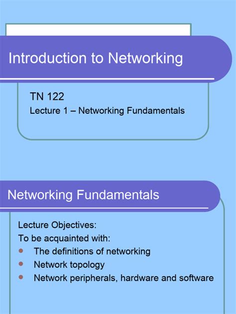Lecture 01 Introduction To Computer Networking Pdf