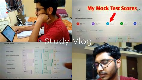 Study Vlog 📚 Mock Test Analysis My Marks Youtube
