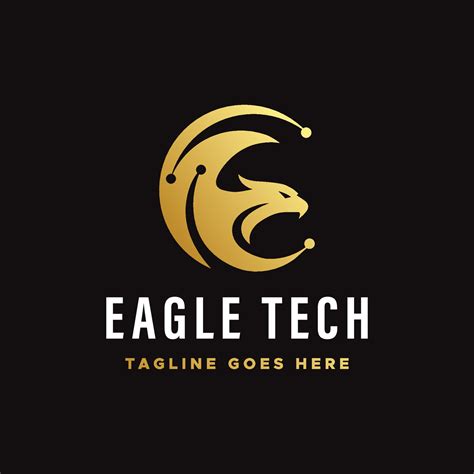 Eagle Tech Logo Template Design Vector Emblem Design Concept Creative Symbol Icon 7357709