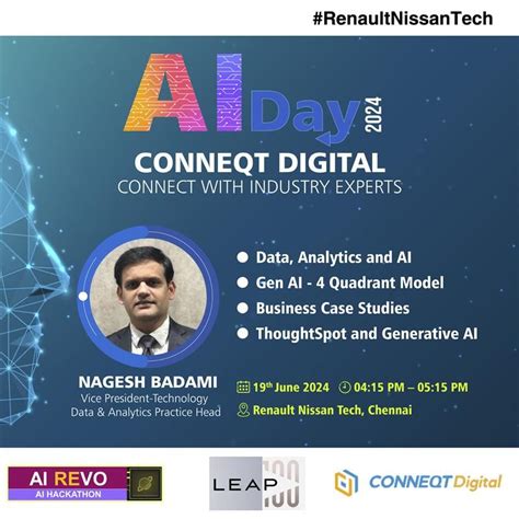 Animesh Singh On Linkedin Excited To Participate In Renault Nissan Tech Ai Day Along With Nagesh