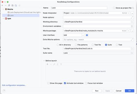 Debugging Debug Hardhat Solidity Tests In Webstorm Stack Overflow