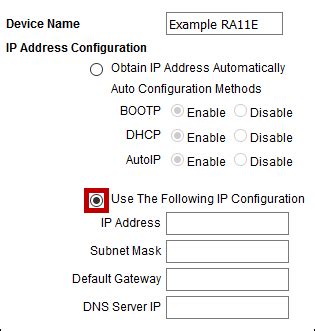 How To Set A Static Ip Address On A Room Alert Monitor Legacy Avtech