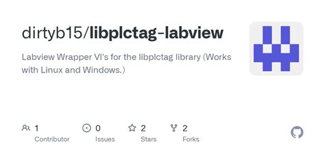 Github Dirtyb Libplctag Labview Labview Wrapper Vi S For The Libplctag Library Works With