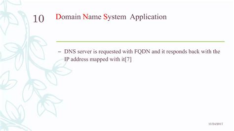 Domain Name System Ppt