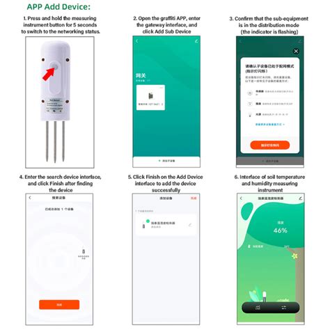Tuya Zigbee Smart Soil Temperature And Humidity Sensor