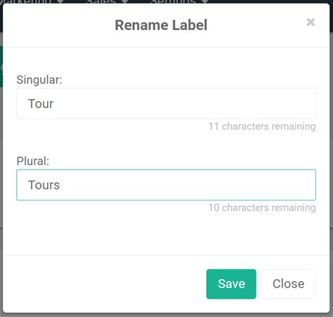 Renaming Class And Classes Label Names To Suit Your Business