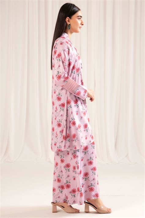 2 Pc Printed Slub Linen Unstitched Prime Point Store