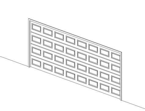 Download Garage Doors Revit Families Bim Objects Bim Library