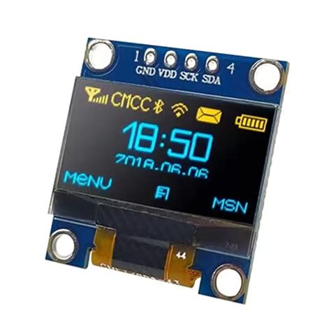 096 Inch 128x64 Pixel Oled Display Screen Iic Serial Display Screen Board For Arduino Raspberry
