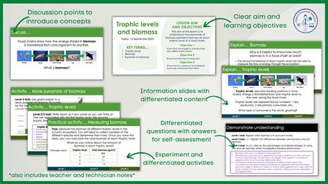 Trophic Levels And Biomass Teaching Resources
