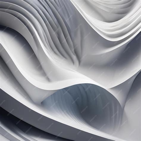 Premium Photo Abstract Parametric Wave White Background Premium Photo Abstract Parametric Wave White Background
