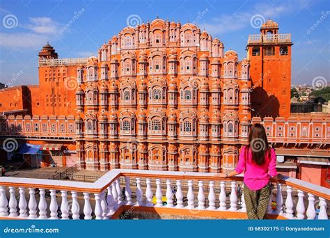 Hawa Mahal Palacio De Los Vientos En Jaipur Rajasthán La India