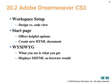 20 Adobe Dreamweaver® Cs3 Ppt Download