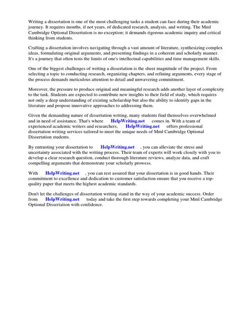 Mml Cambridge Optional Dissertation Pdf Search Engine Optimization Thesis