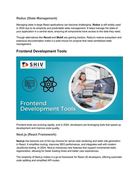 Essential React Js Tech Stack For 2024 A Comprehensive Guide Pdf