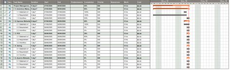 Project Management 4170 Mindview Gantt Chart Software