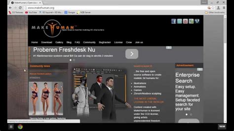 The Makehuman Project Free 3d Character Creation Software Youtube