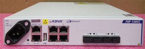 Adva Fsp150cc Optical Fibre Access Switch 4x 1000base T 1000base X 4034518001
