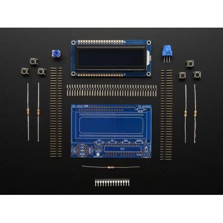 RGB LCD Shield Kit W X Character Display Only Pins Used NEGATIVE DISPLAY