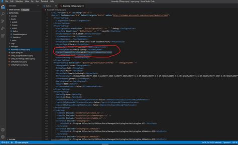 After Upgrade Omnisharp Fails To Load The Assembly Csharpcsproj From A Unity Project Unity