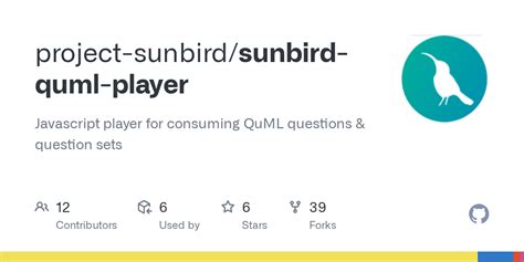Github Project Sunbirdsunbird Quml Player Javascript Player For