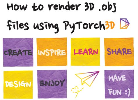 Rendering D Files With PyTorch D On Behance