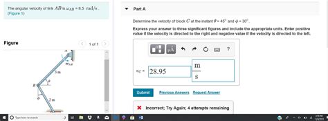 solved also need to determine the angular velocity of link