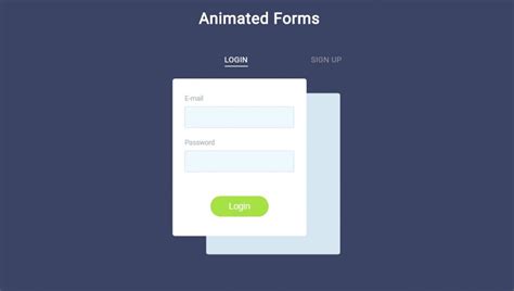 28 Javascript Login Form Design Examples Onaircode
