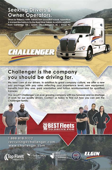 Challenger Motor Freight Truck News