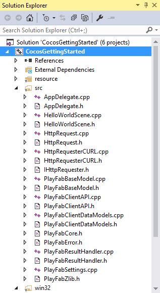Cocos2d X Quickstart Playfab Microsoft Learn