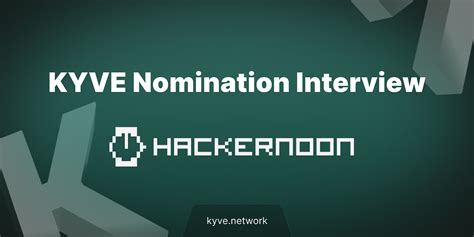 Kyve Powering Trustless Data Solutions Nominated For Hackernoons