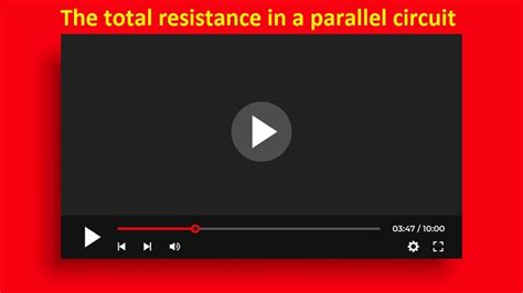 The Total Resistance In A Parallel Circuit Math For All