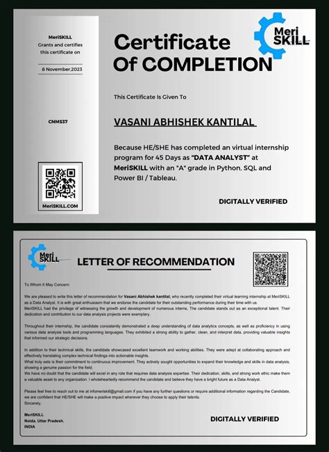 Abhishek Vasani On Linkedin Internshipexperience Excel Powerbi