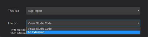 Dropdown In Issue Reporter Has Wrong Border Color Issue Microsoft Vscode GitHub