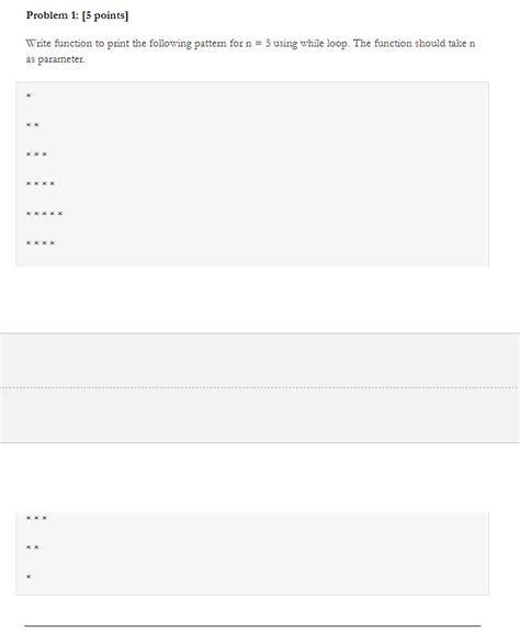 Solved Problem 1 5 Points Write Function To Print The