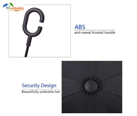 거꾸로 된 우산 방풍 자외선 차단 C자형