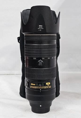 Nikon Nikkor Af S 70 200mm F2 8e Fl Ed Vr Lens S N 229671 18208200634 Ebay